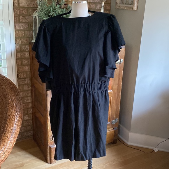 Eloquii | Pants & Jumpsuits | Eloquii Black Tie Front Romber 22 Plus ...